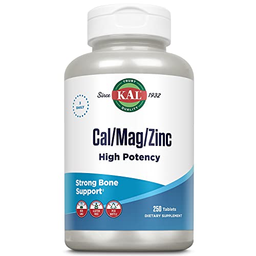 Calcium magnesium zinc for healthy bones
