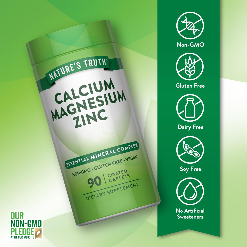 Calcium magnesium zinc for improved muscle function