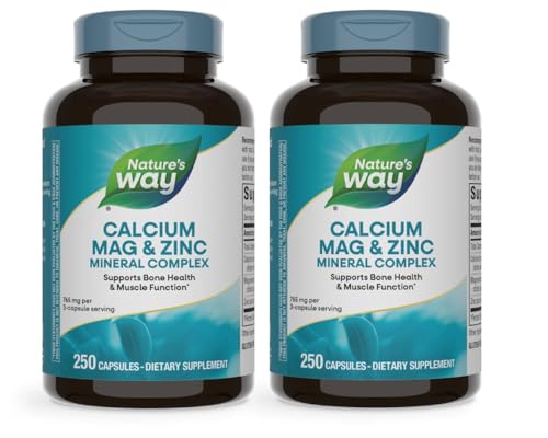 Calcium magnesium zinc for muscle function