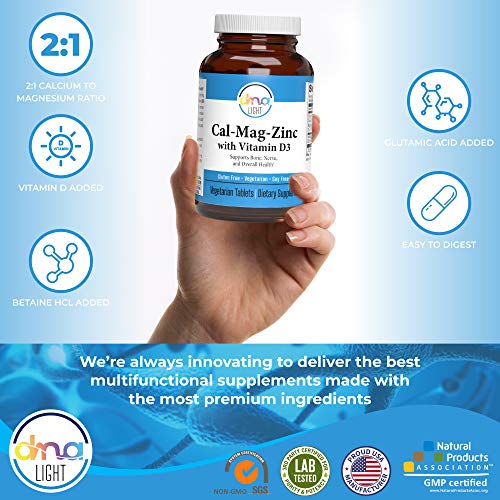 Calcium magnesium zinc for optimal health