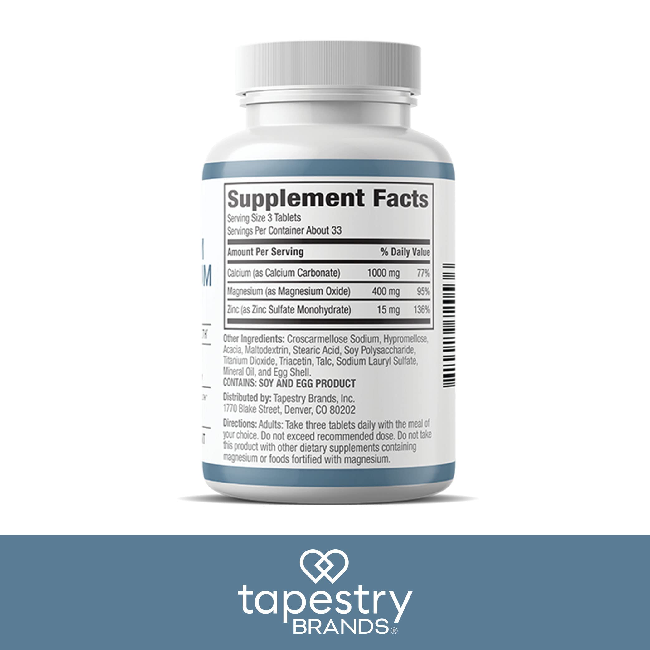 Calcium Magnesium Zinc for seniors