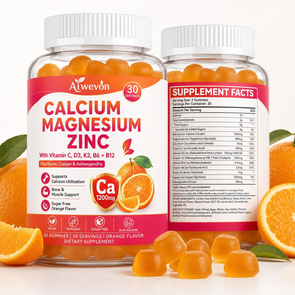 Calcium magnesium zinc gummies benefits