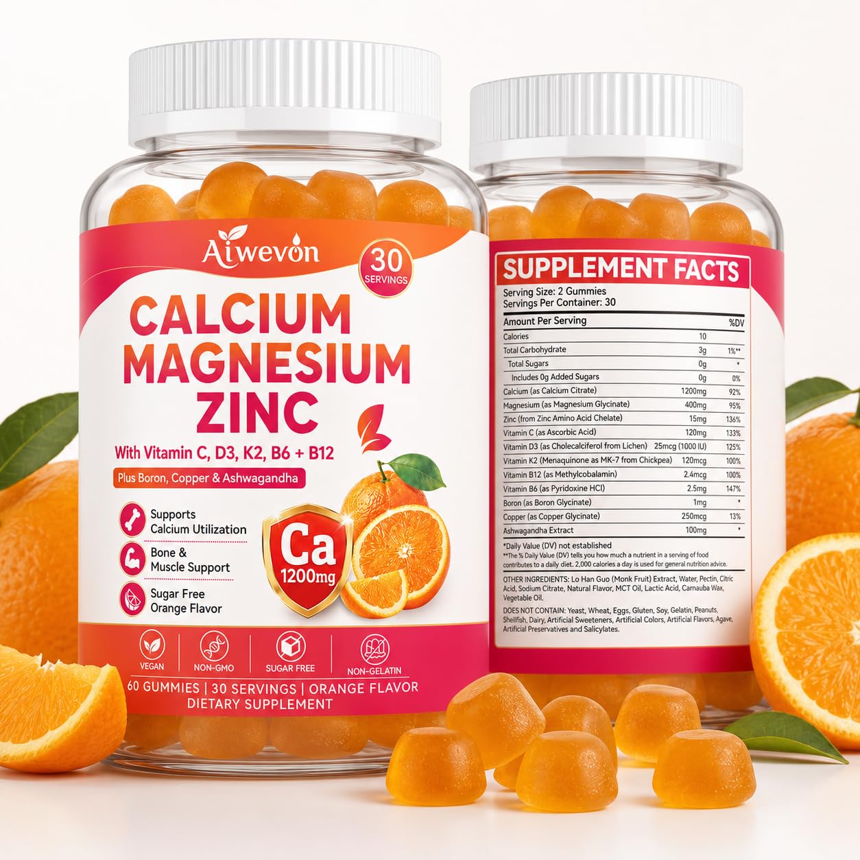 Calcium magnesium zinc gummies benefits