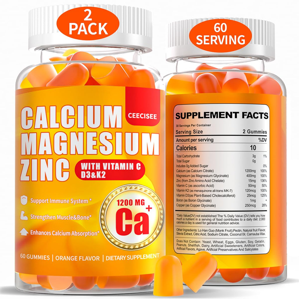 calcium magnesium zinc gummies benefits
