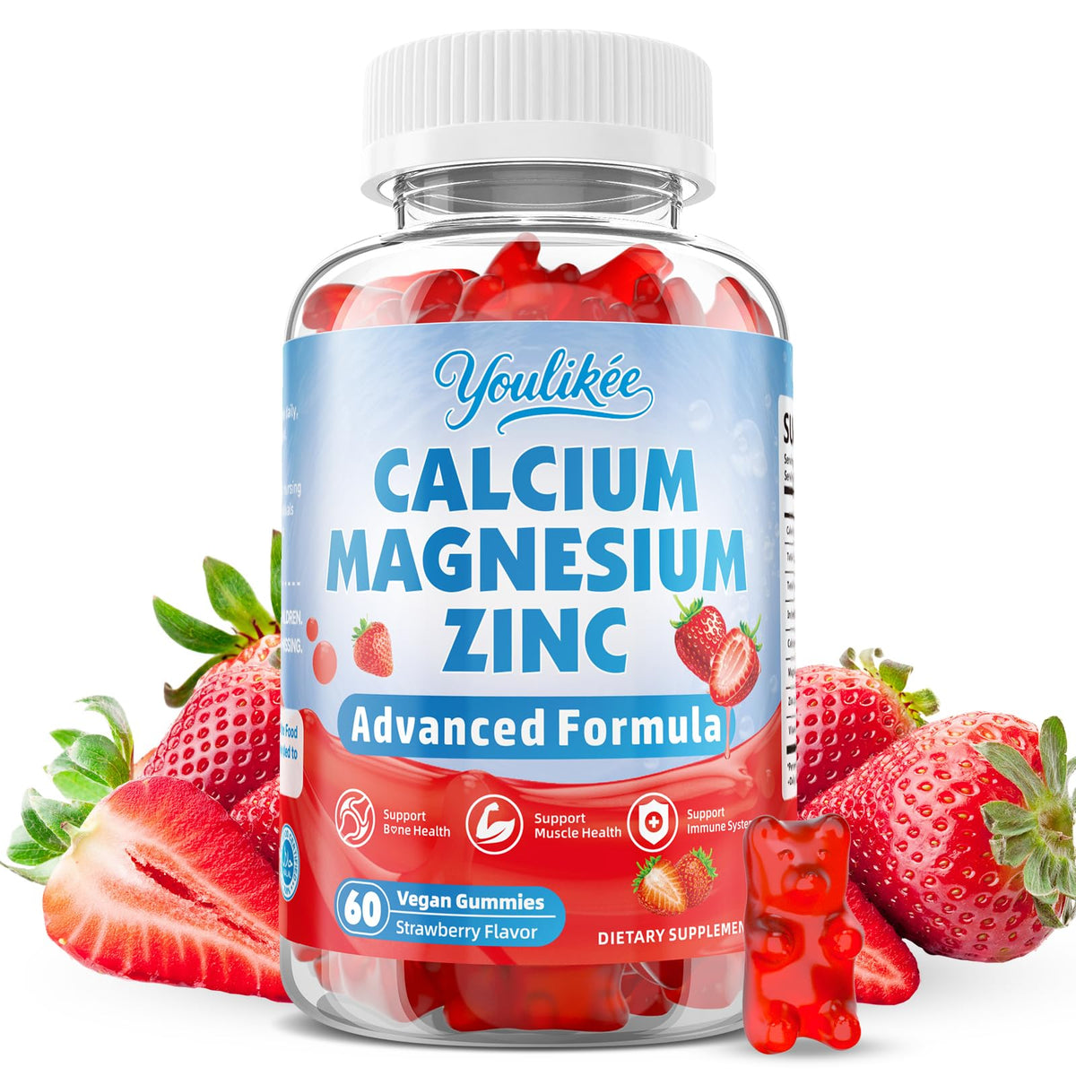 Calcium magnesium zinc gummies benefits