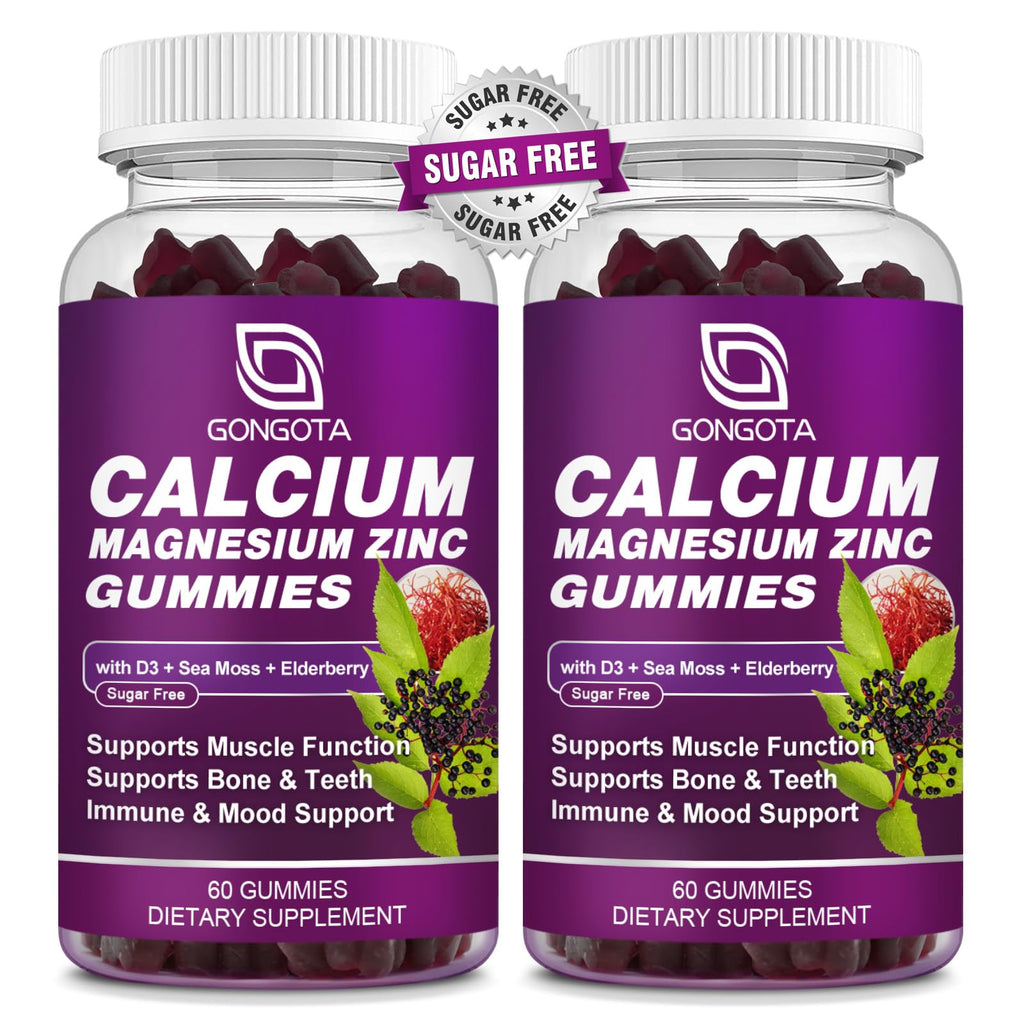 calcium magnesium zinc gummies for bone health