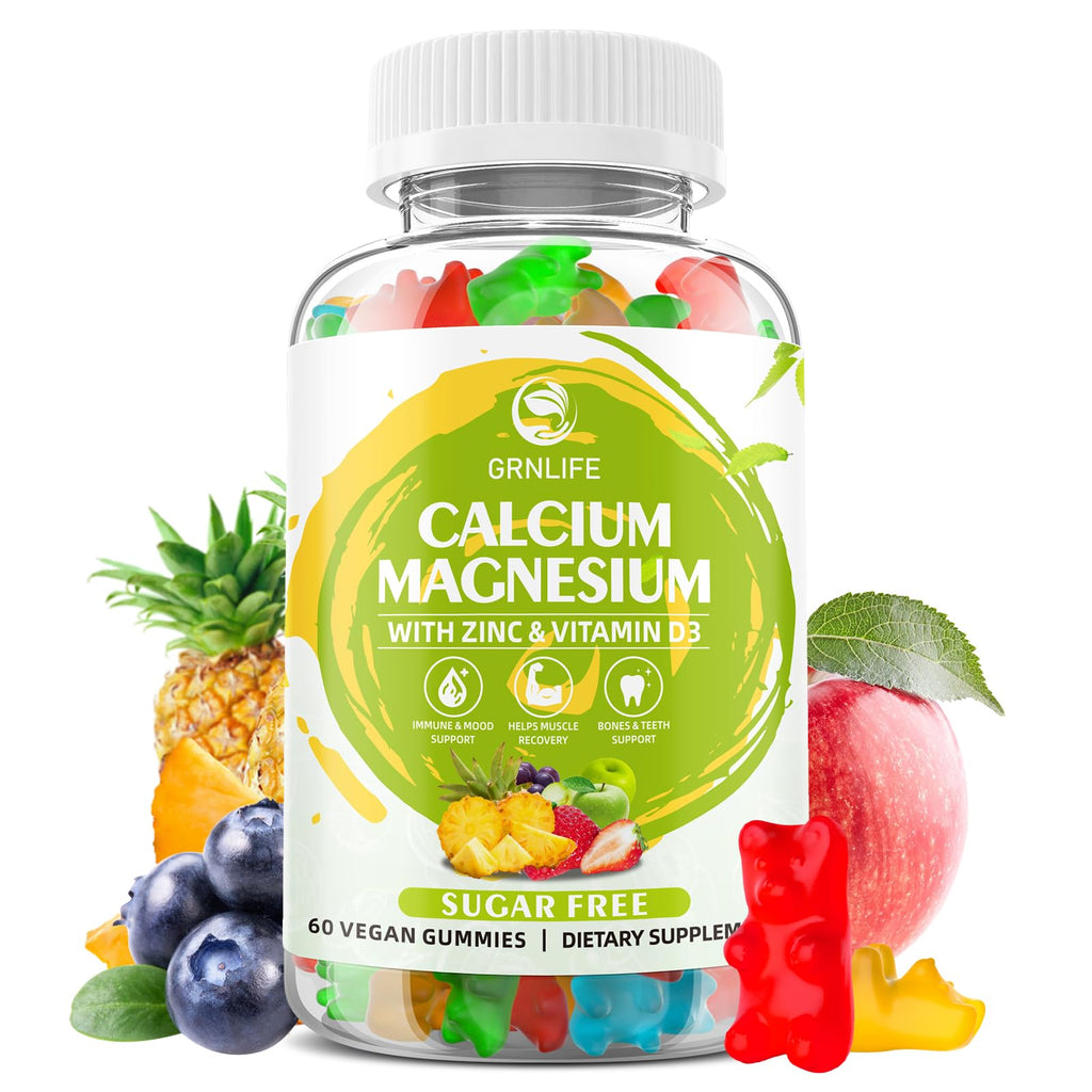 calcium magnesium zinc gummies for bone health
