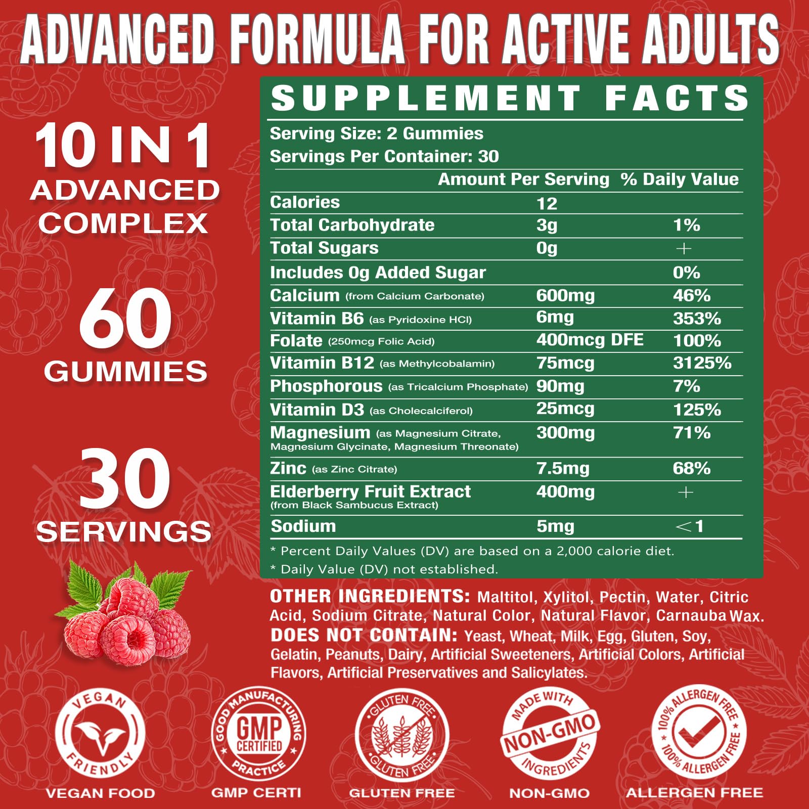Calcium magnesium zinc gummies for daily wellness