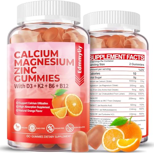 calcium magnesium zinc gummies for health