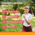 Calcium magnesium zinc gummies for immune boost