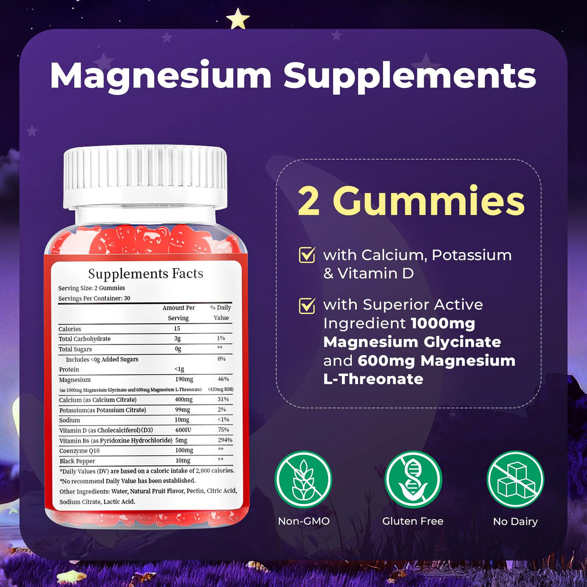 calcium magnesium zinc gummies for overall health