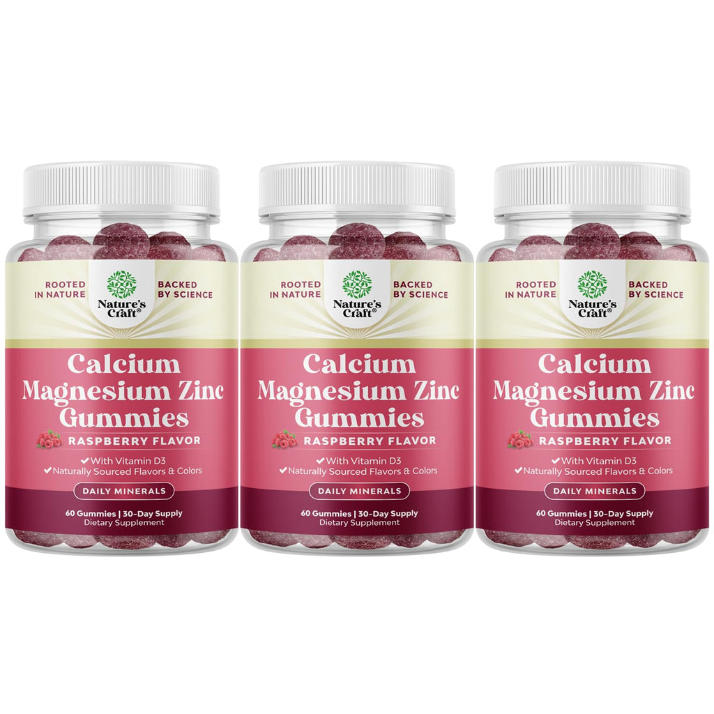 calcium magnesium zinc gummies for strong bones