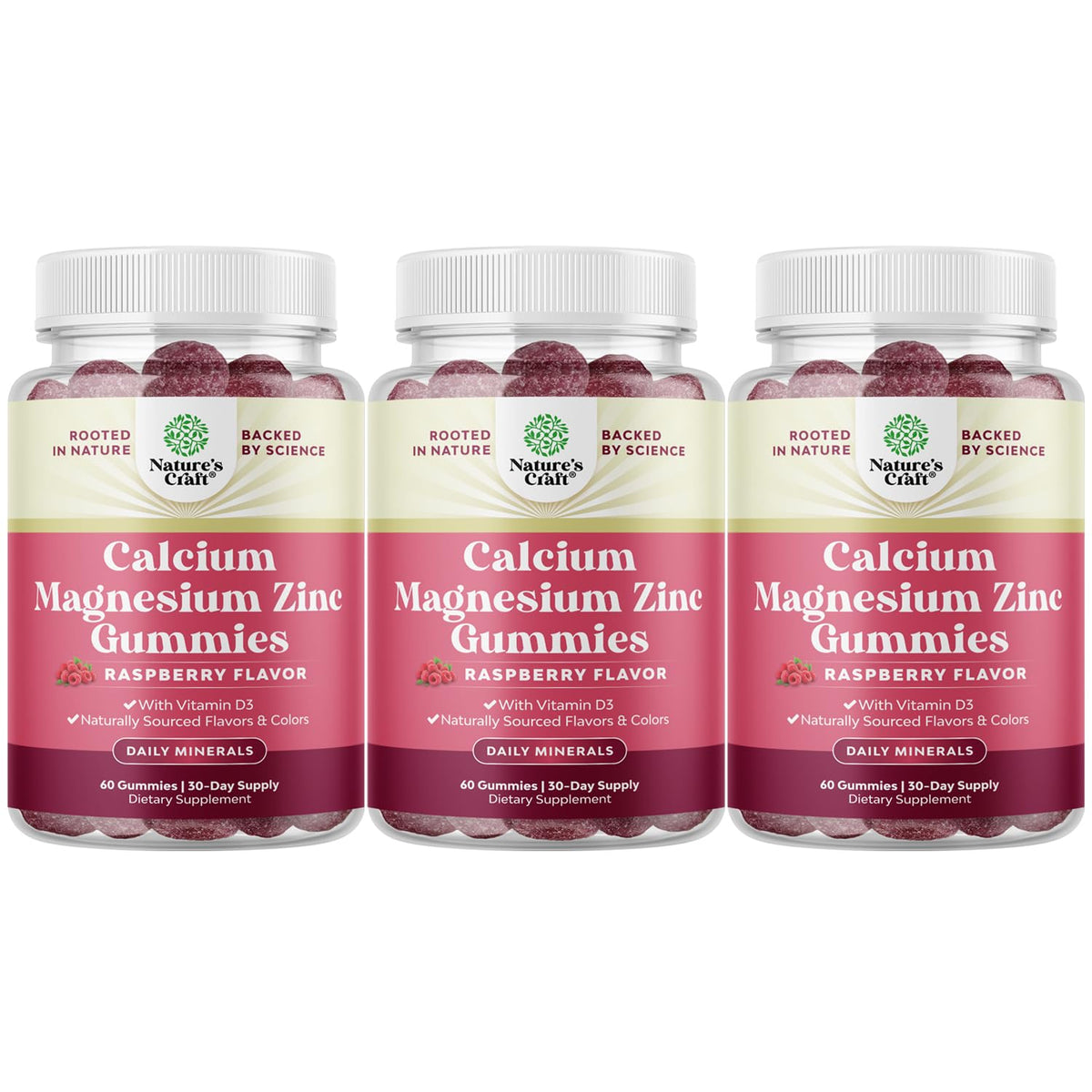 calcium magnesium zinc gummies for strong bones