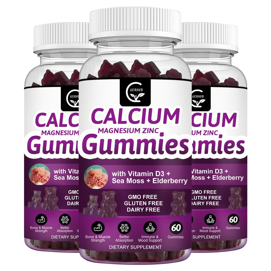 calcium magnesium zinc gummies for strong bones