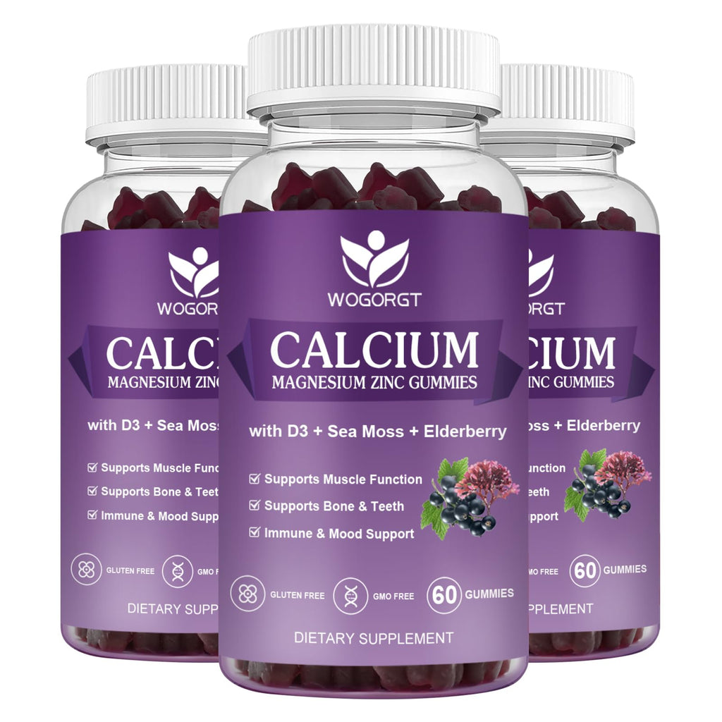 calcium magnesium zinc gummies for strong bones