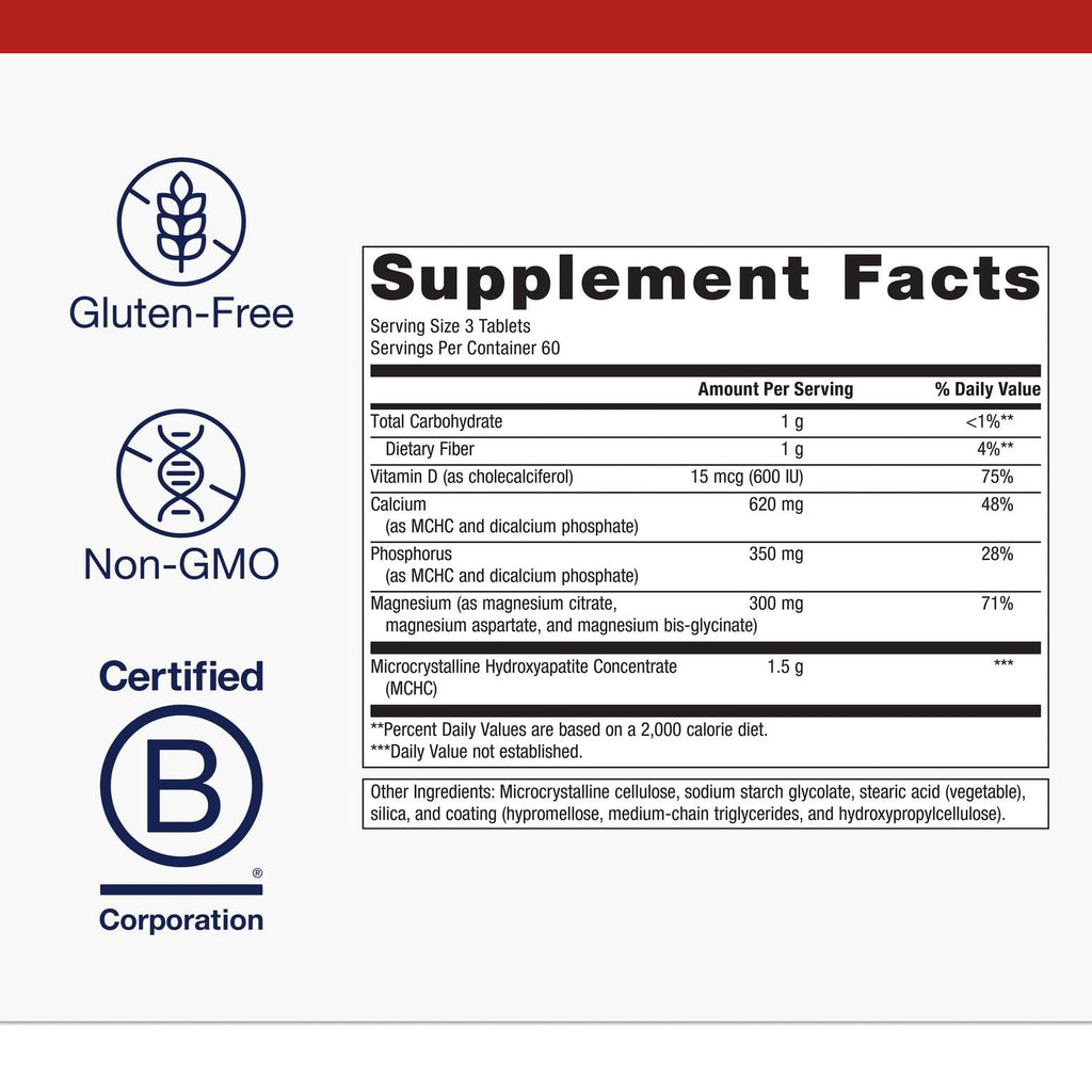 Calcium magnesium zinc supplement for strong bones