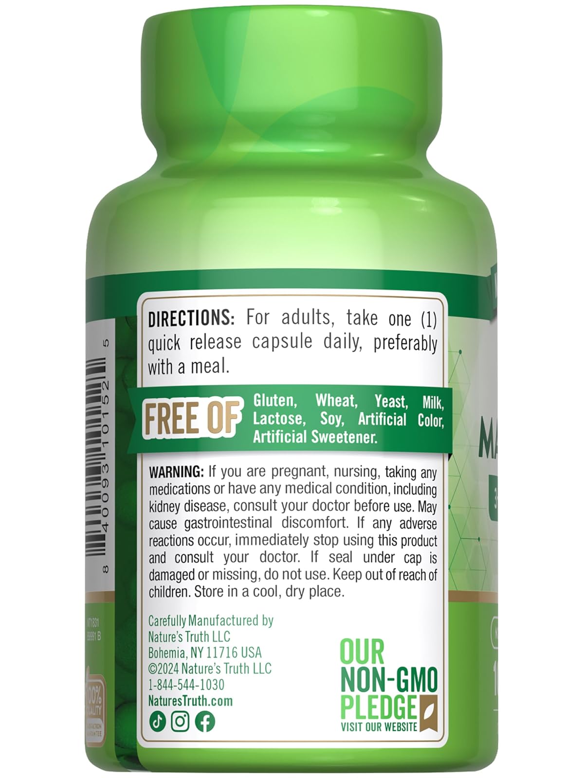 Calcium magnesium zinc supplement for wellness