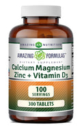 Calcium magnesium zinc supplement tablets