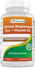 calcium magnesium zinc supplement tablets