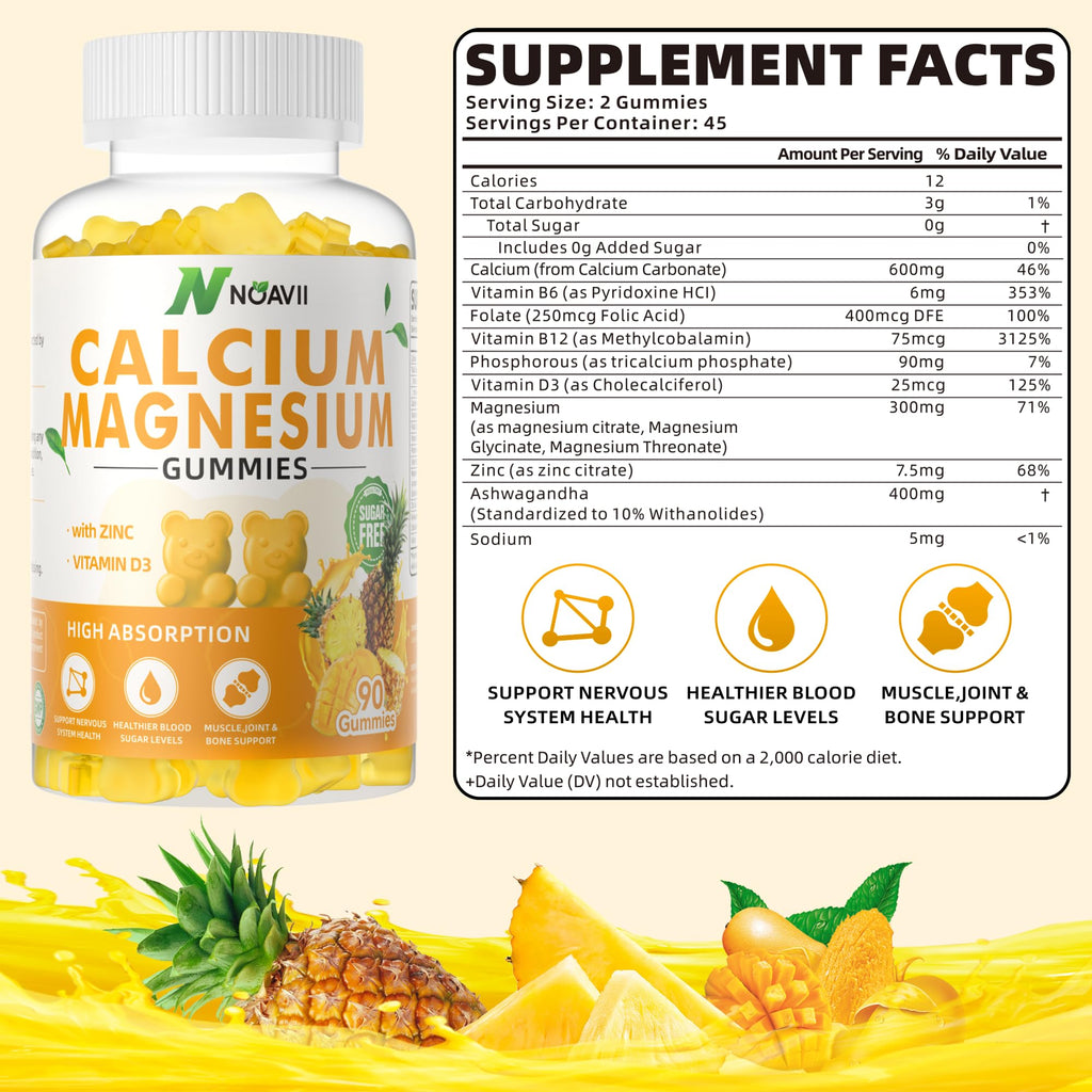 calcium magnesium zinc supplements