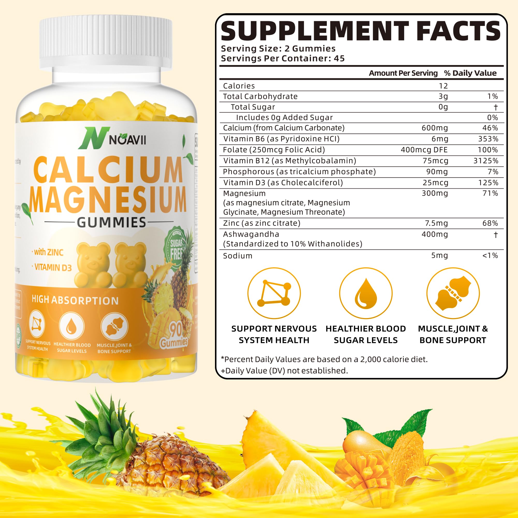 calcium magnesium zinc supplements