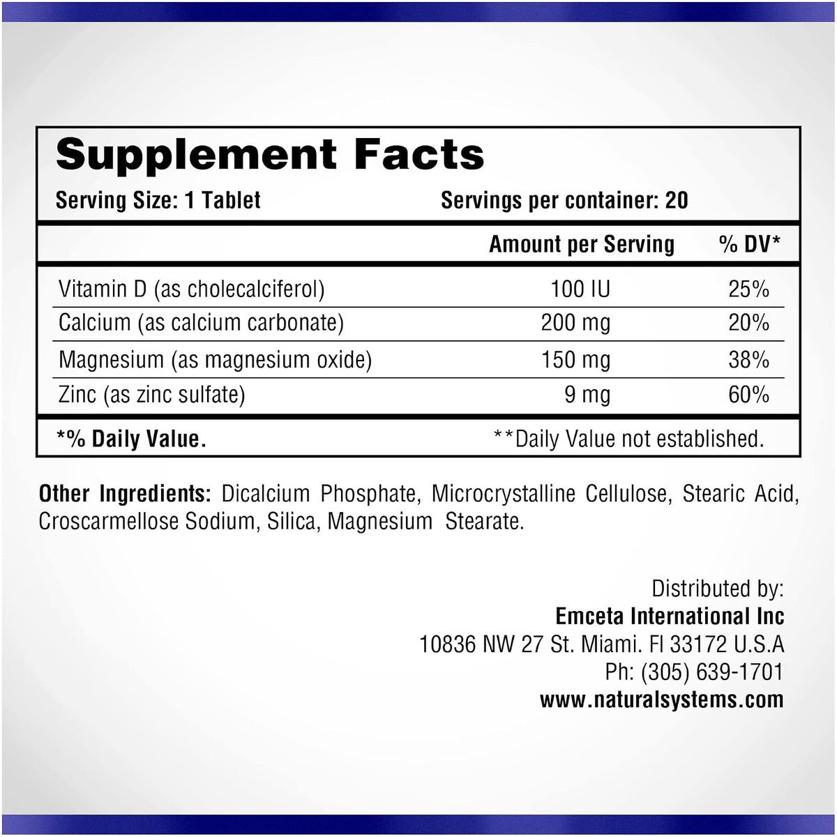 Calcium magnesium zinc vitamin D benefits