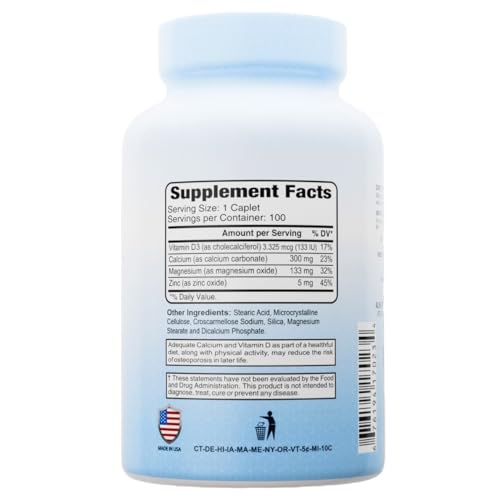 Calcium magnesium zinc vitamin D3 benefits