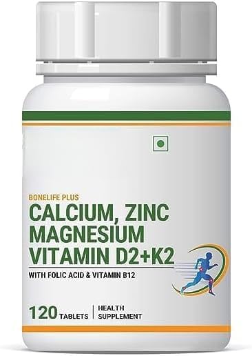 Calcium magnesium zinc vitamin tablets