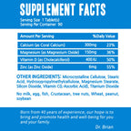 Calcium magnesium zinc with vitamin D3