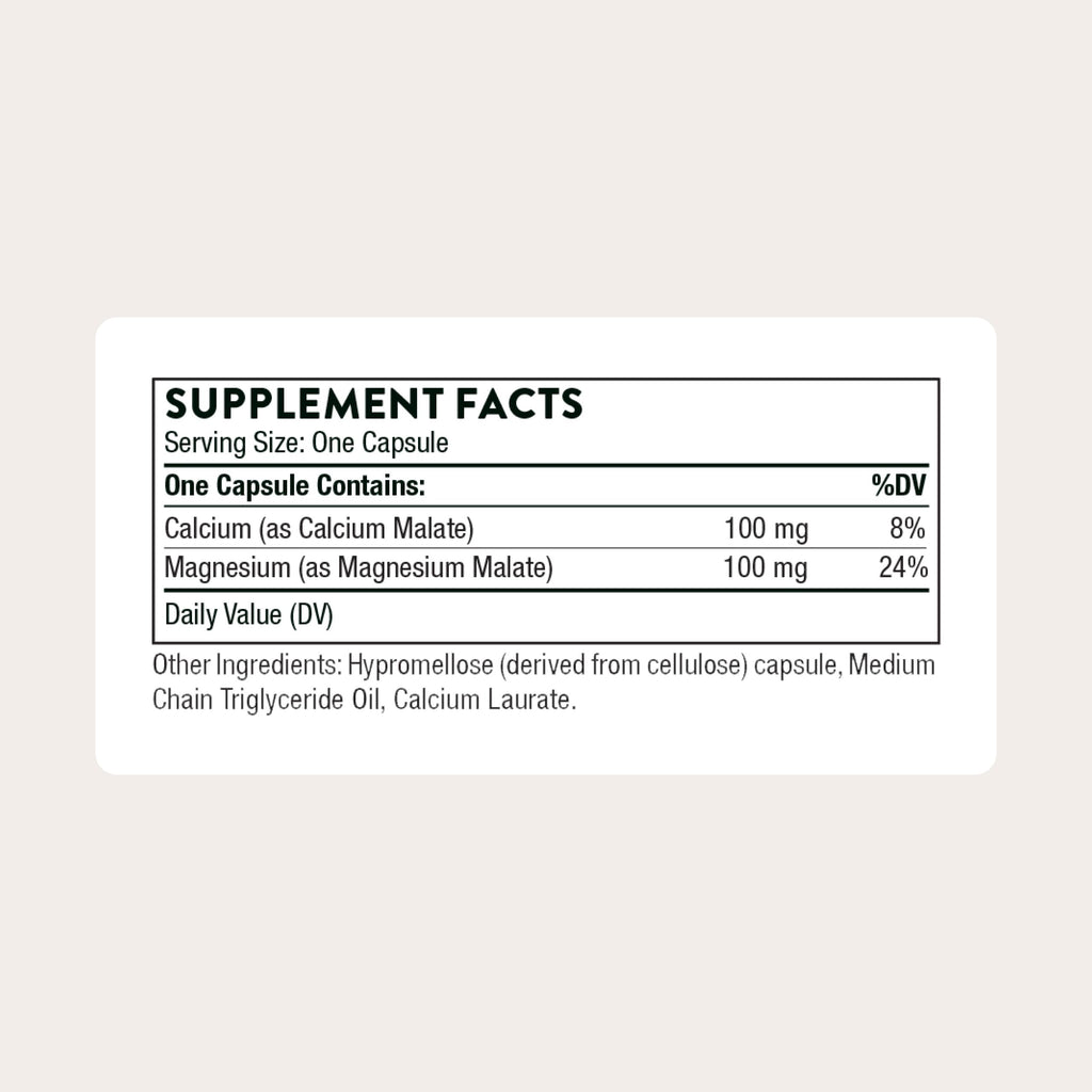 calcium malate for muscle support