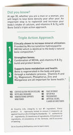 Calcium MCHA for optimal bone density