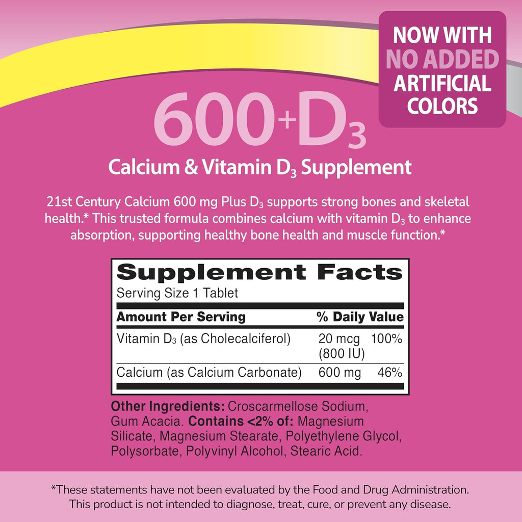 Calcium plus D for strong teeth