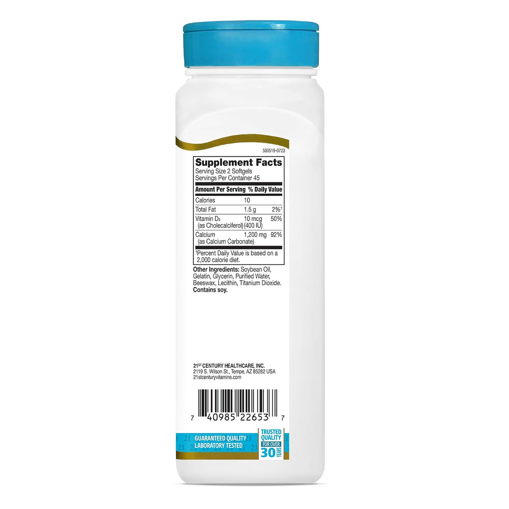 Calcium Plus D3 for overall wellness