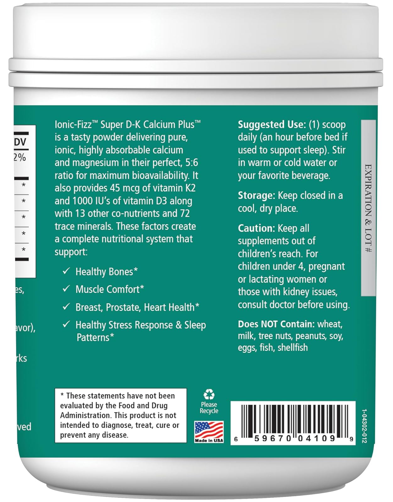 Calcium Plus for daily mineral support