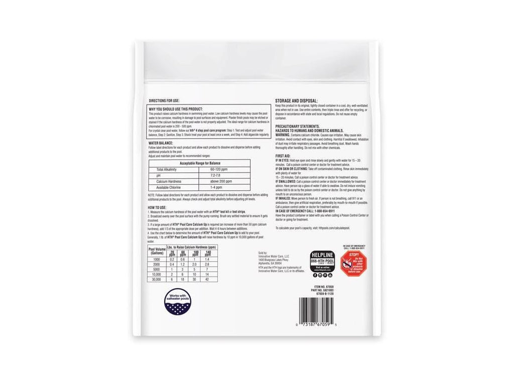 calcium plus for sparkling pools