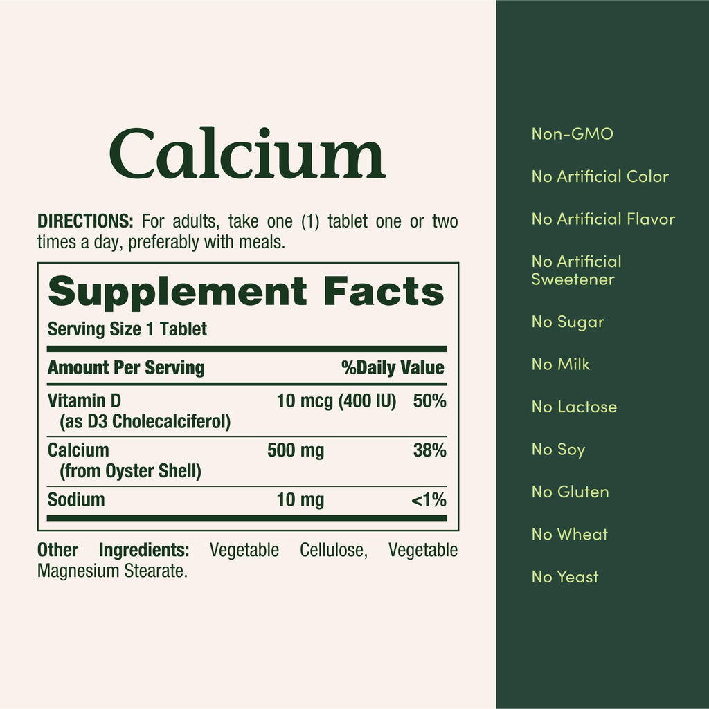Calcium plus vitamin D for seniors