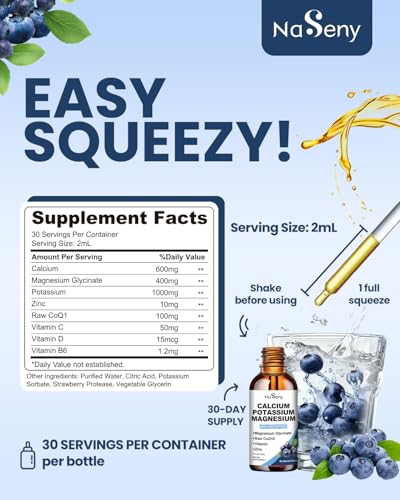 Calcium Potassium Magnesium for energy