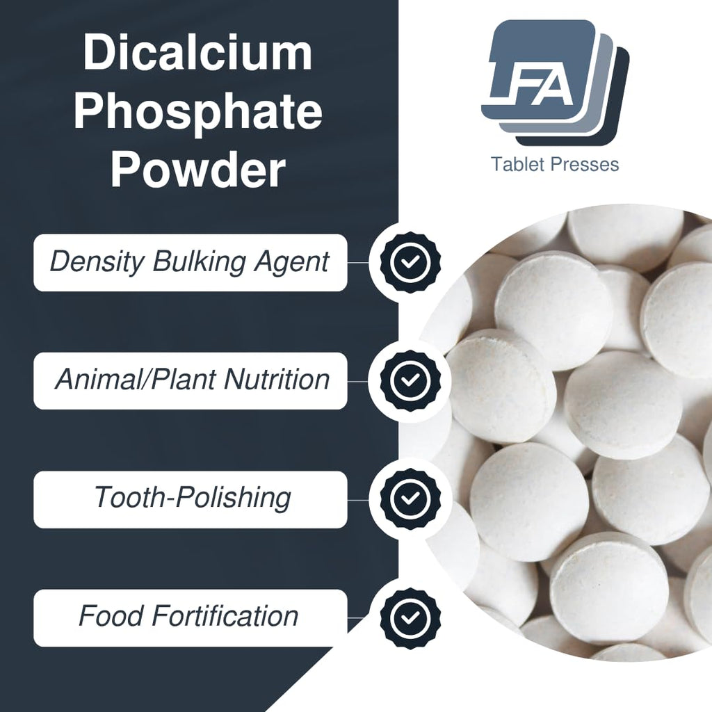 Calcium powder for efficient capsule production