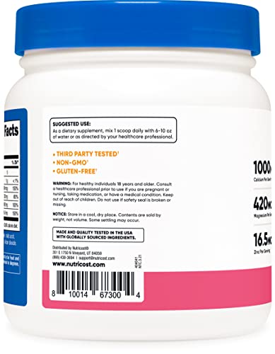 Calcium powder for healthy bones
