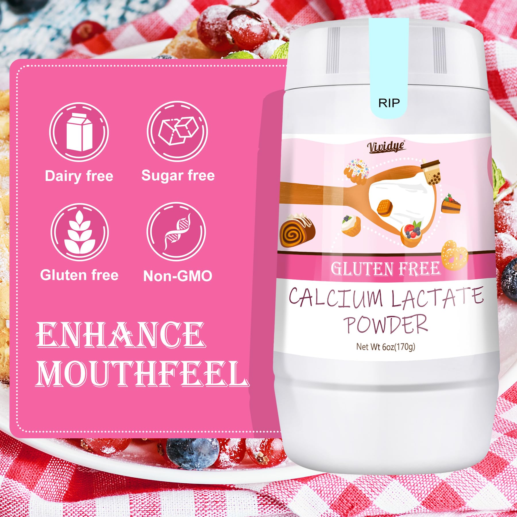 calcium powder for homemade ice cream
