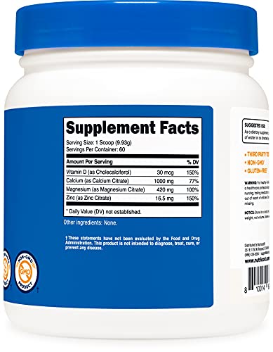 calcium powder for muscle function