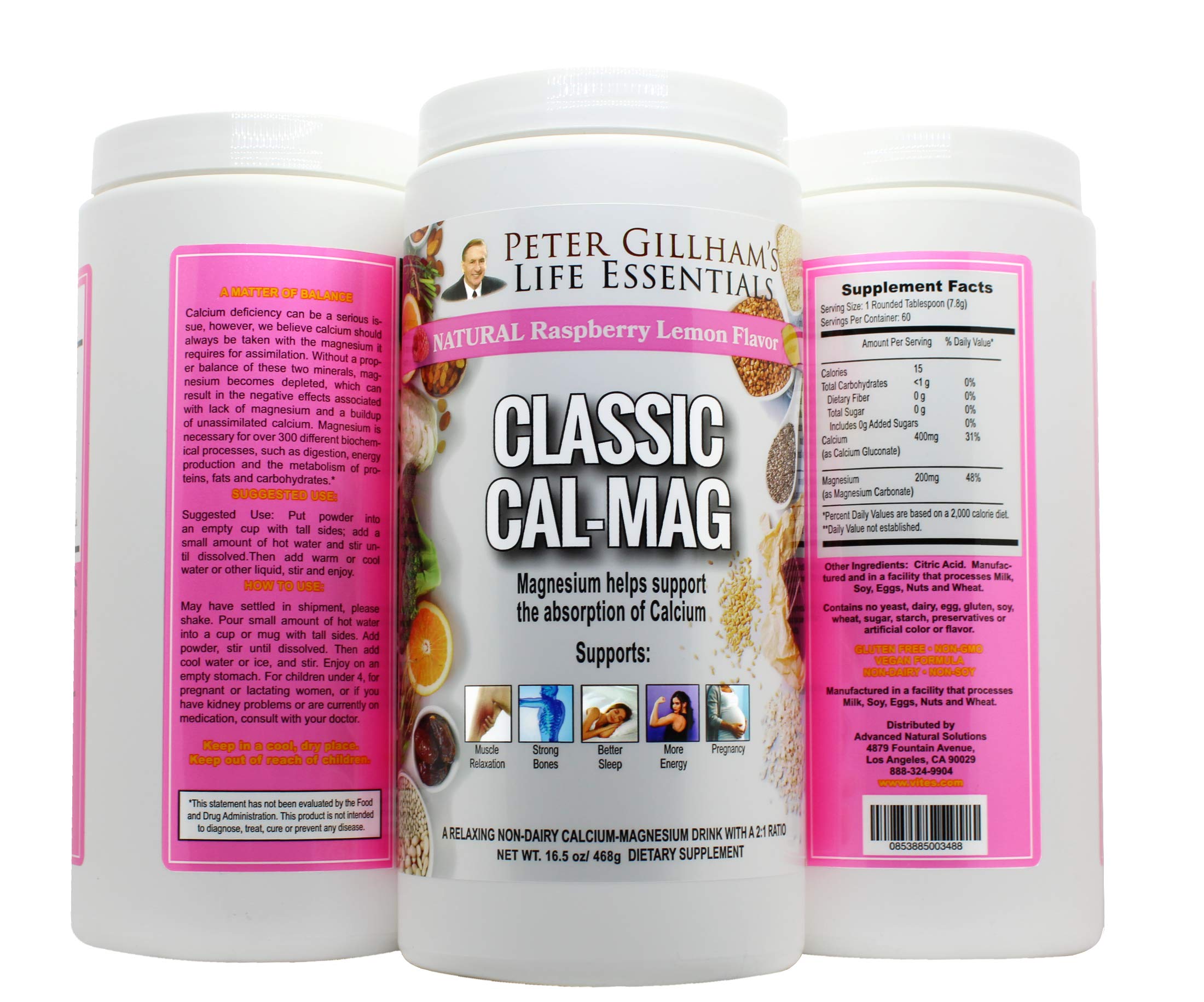 Calcium powder for muscle relaxation