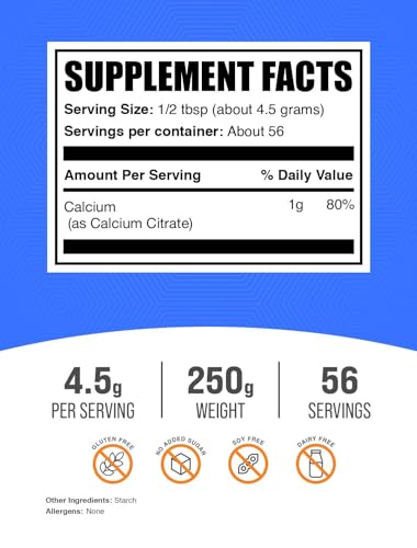 calcium powder for strong bones