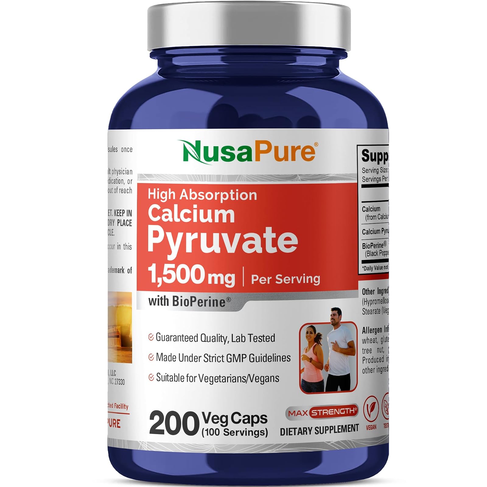 Calcium Pyruvate 1500 mg capsules
