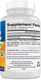 calcium pyruvate for athletic performance