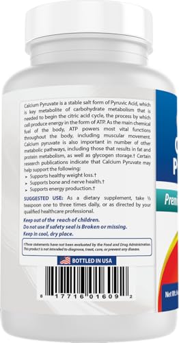 calcium pyruvate for fitness enthusiasts