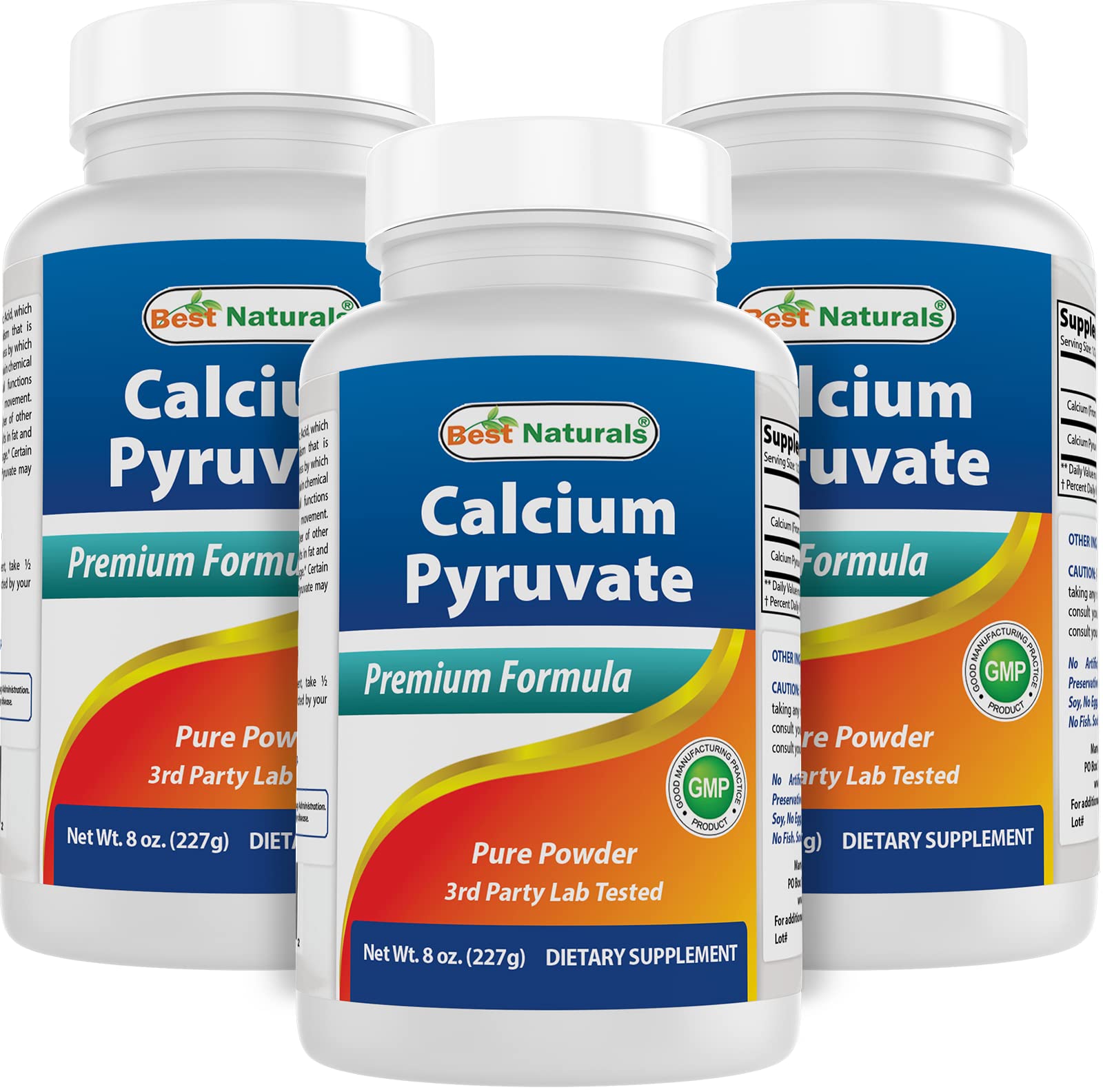 Calcium pyruvate powder for energy