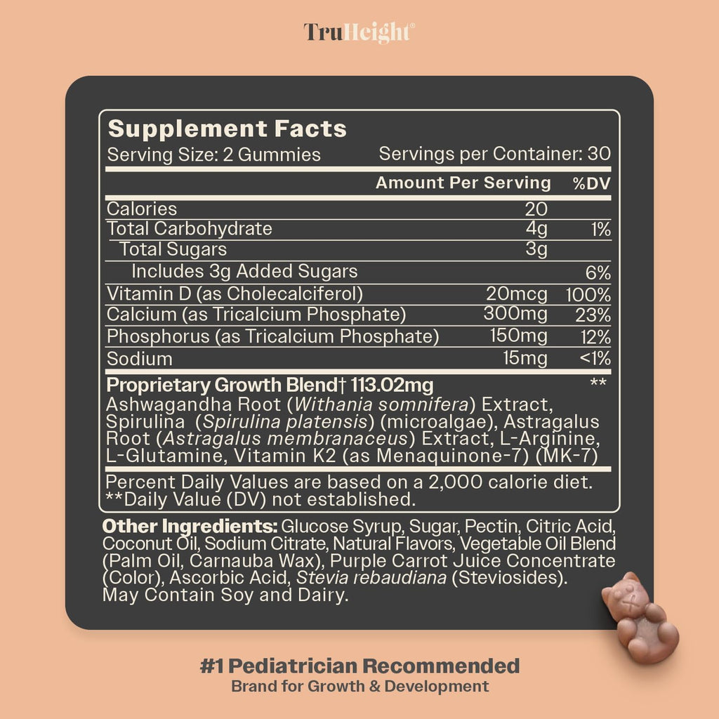 calcium-rich gummy multivitamin for strong bones