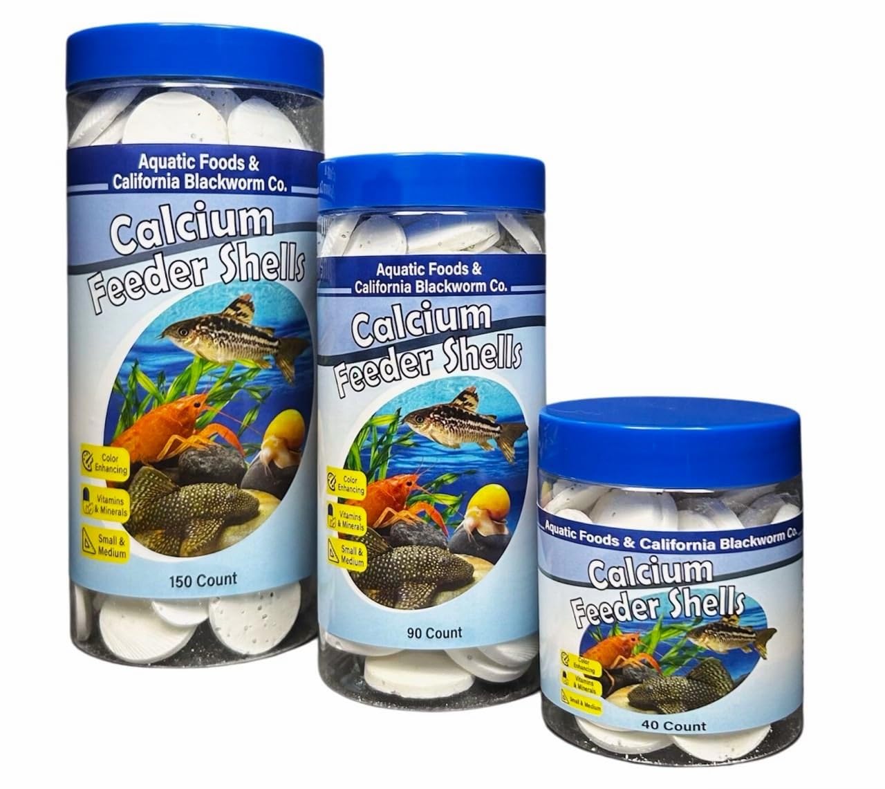 calcium sinking feeder shells for shrimp