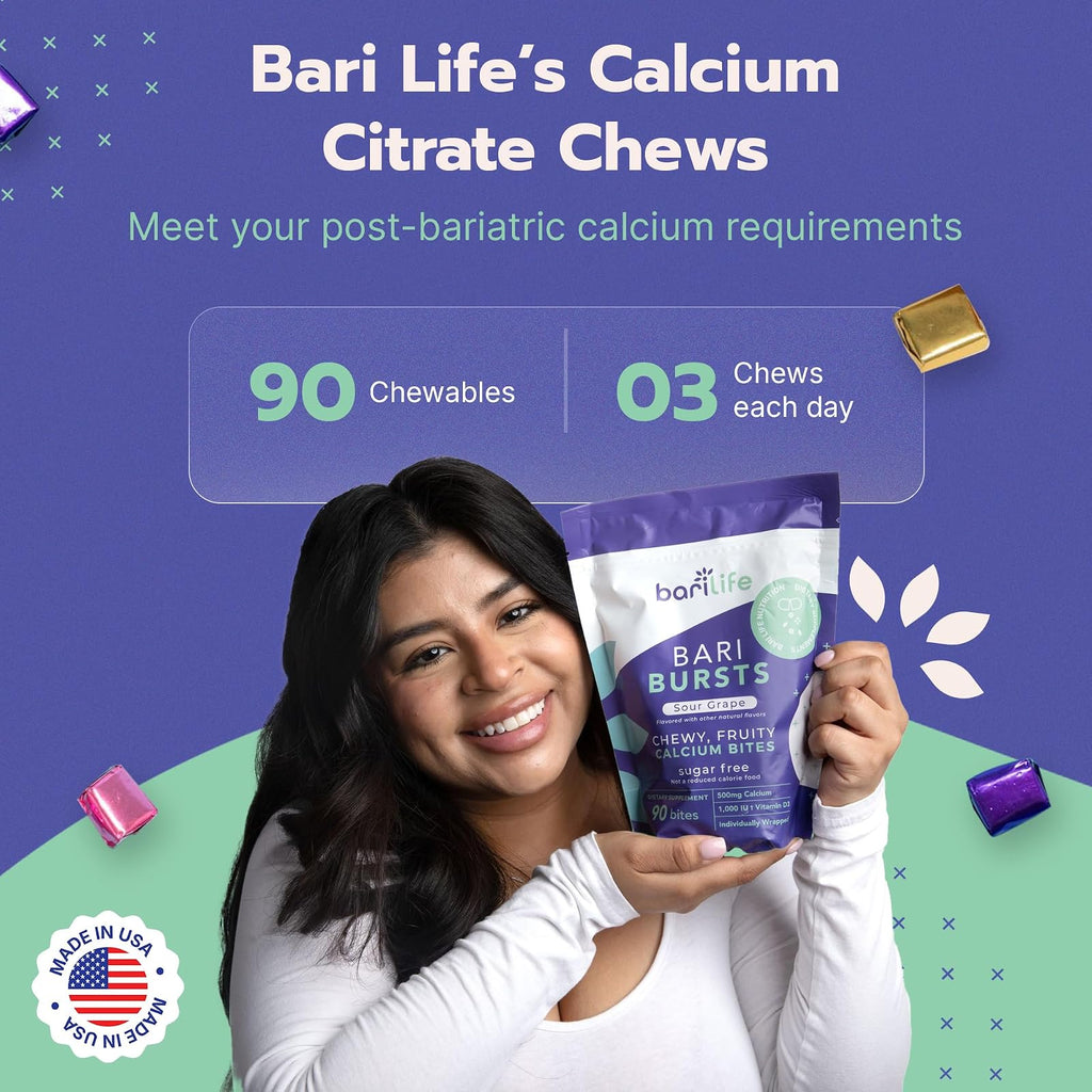 Calcium soft chews for bone health